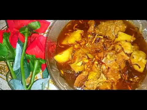 potato Diye beef curry|| yummy yummy recipe||nazrin nessa ||