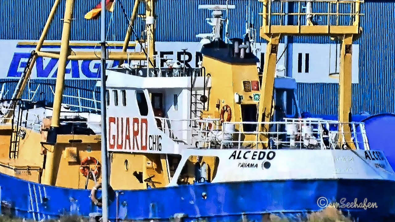 offshore guard & supply ship ALCEDO Windpark Serviceschiff Emden HP2244 ...