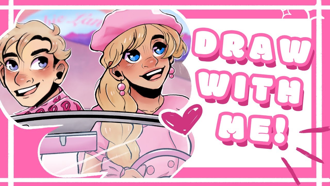 Barbie and Ken Procreate Speedpaint | The Barbie Movie Speed Drawing ...