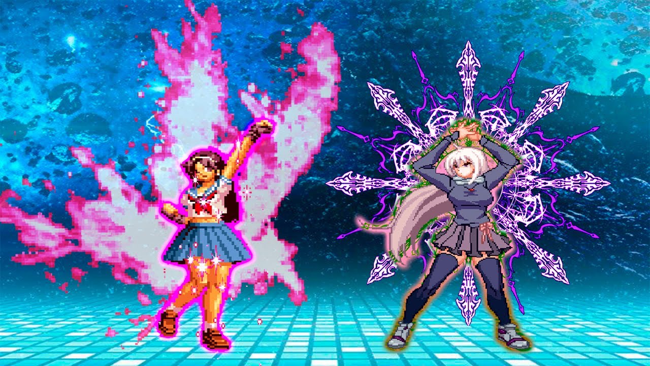 Kof Mugen - Athena Asamiya DGF VS Fira Noll - YouTube