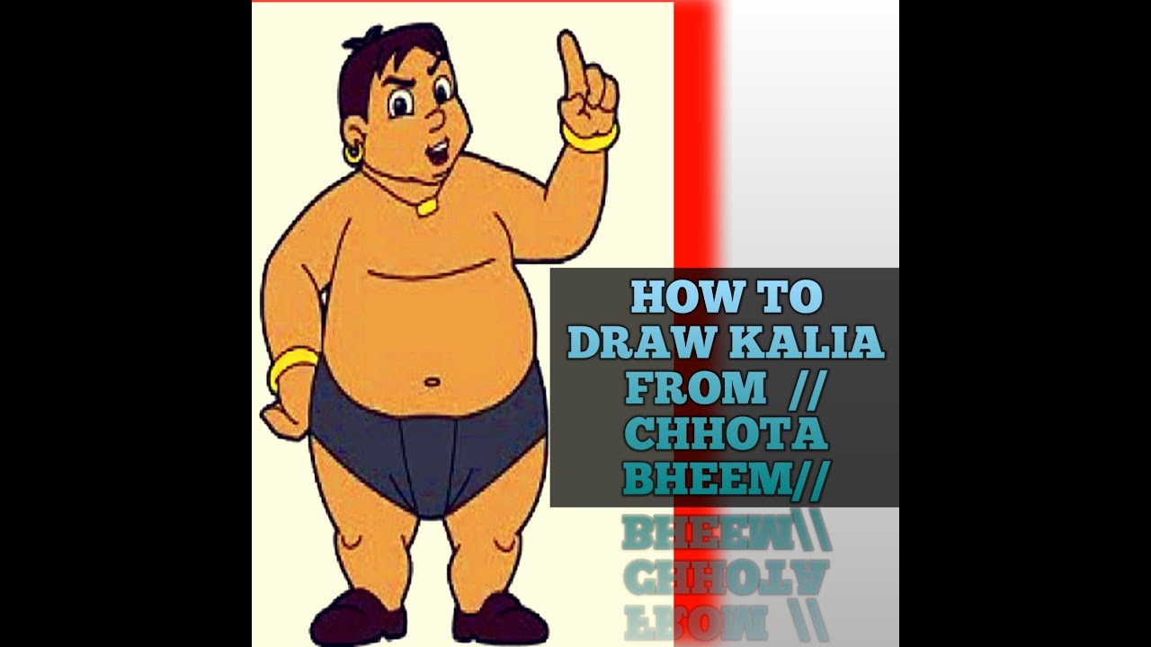 How to draw Kalia from //CHHOTA BHEEM// - YouTube