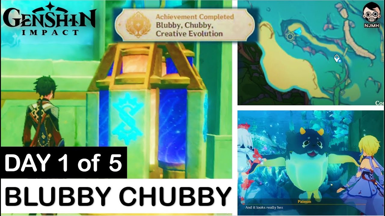 [Day 1 of 5] Luxurious Chest Quest | Blubby, Chubby, Creative Evolution ...