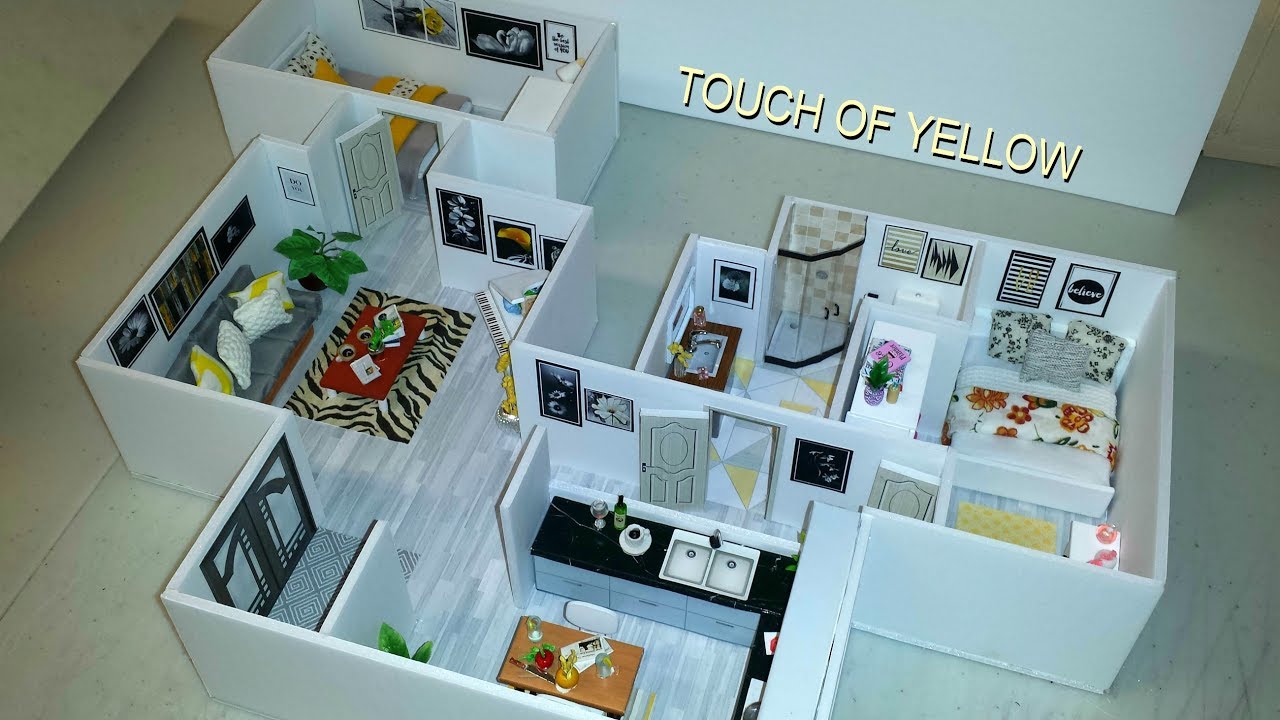 DIY | The Touch of Yellow Dollhouse - YouTube