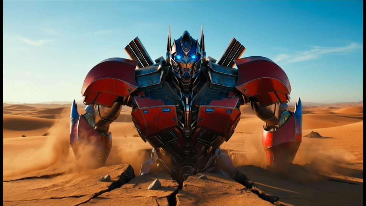 Lost Transformers Discovered Beneath Endless Sand | Ancient Robots ...