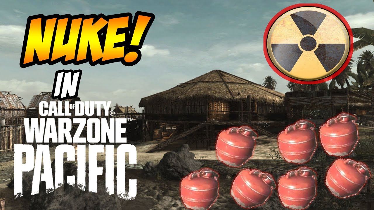 Call of Duty Warzone Pacific Caldera Nuke! (1st ever nuke, Giant ...