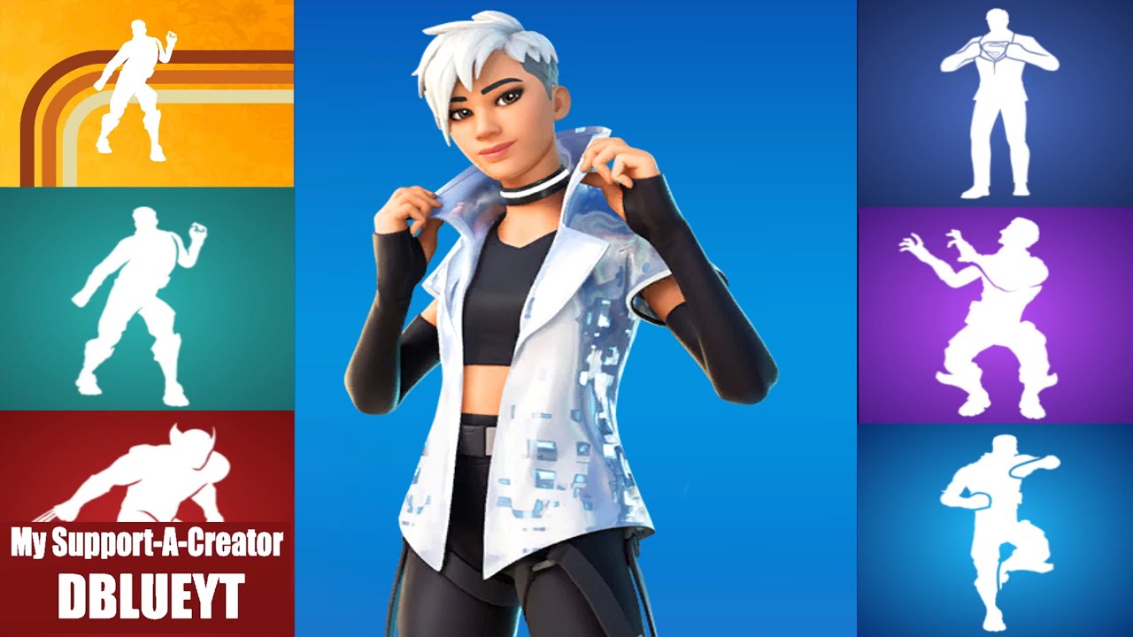 Customized Captain Performs All Emotes & Dances in Fortnite - YouTube