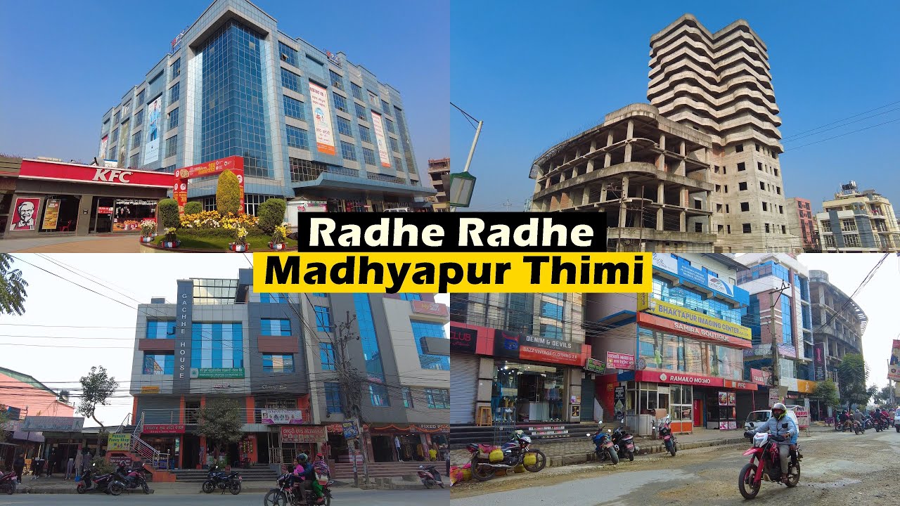 Madhyapur Thimi, Radhe Radhe - BHAKTAPUR [4K🇳🇵] Virtual Walking Tour ...