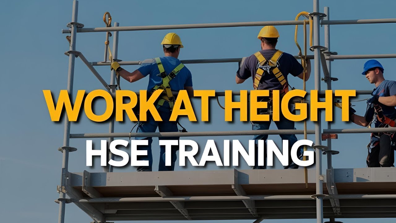 Work at Height HSE Training @hsestudyguide - YouTube