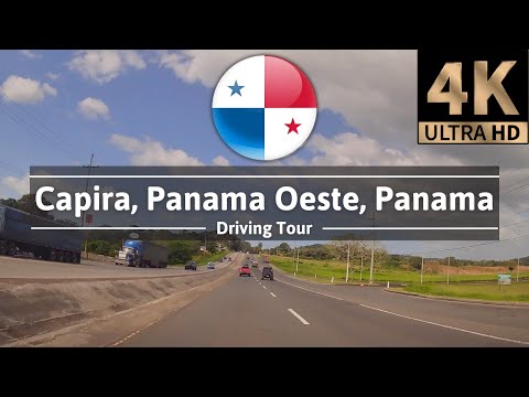 Driving in Panama 🇵🇦 | Capira & Panamá Oeste Countryside via Pan-American Highway [4K]