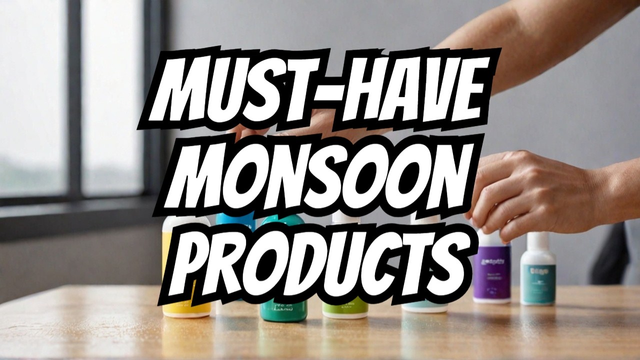 I tested 6 monsoon products 🌧️☔️ - YouTube
