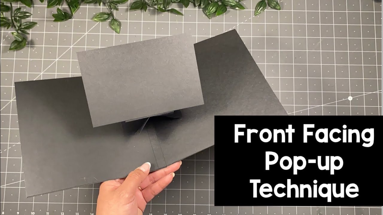 Front Facing Pop-Up Technique Tutorial - YouTube