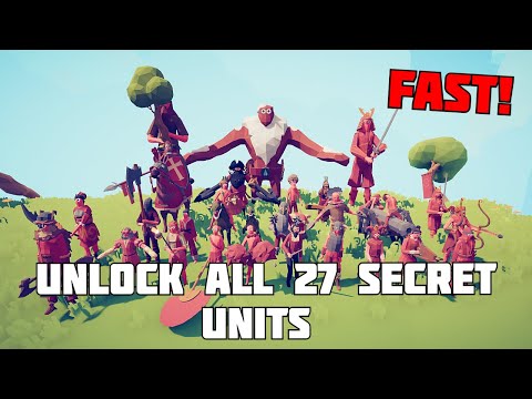 TABS - How to Unlock ALL 27 SECRET Units in Order - FAST Location Guide ...