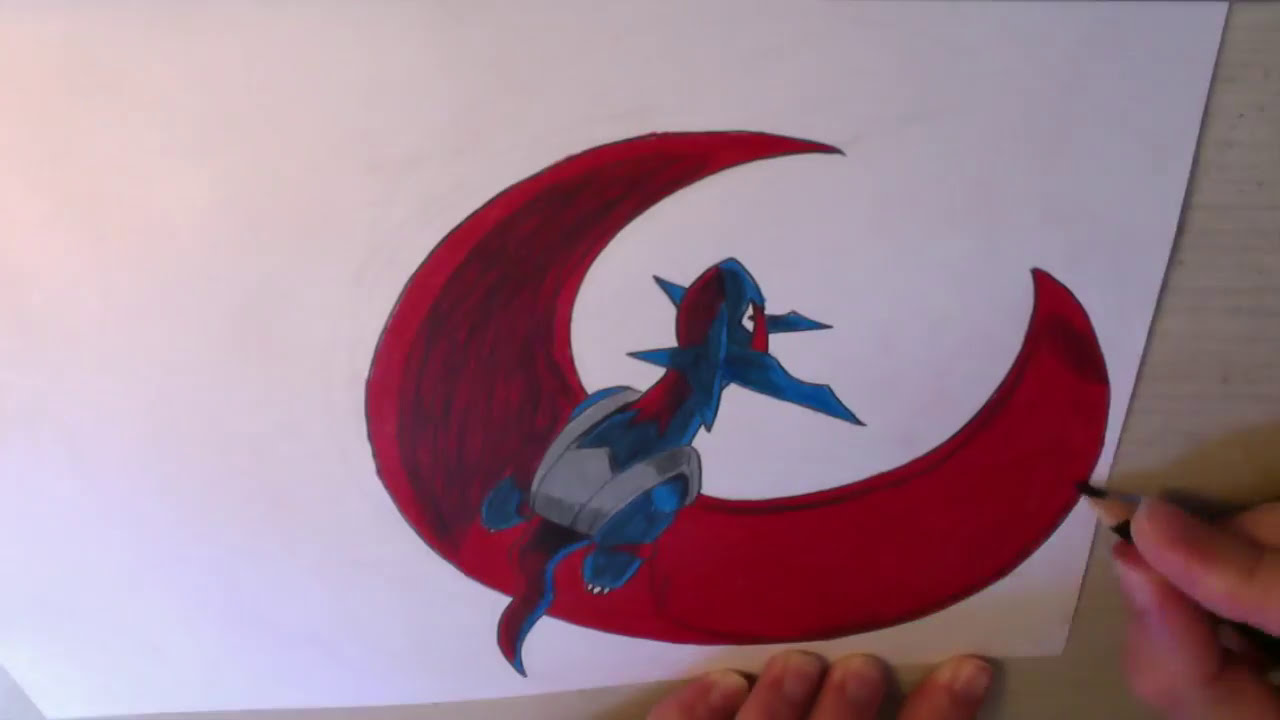 Drawing all the Mega Pokémon: Part 37 Mega Salamence - YouTube