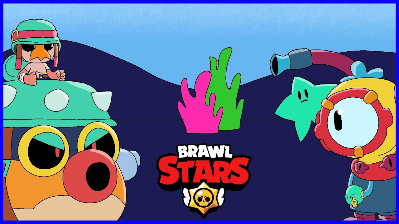 HANK and OTIS in DEEP SEA - Brawl stars animation - YouTube