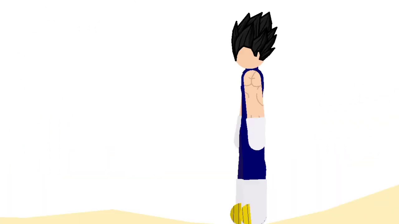 Goku vs Vegeta (Sticknodes Pro) - YouTube