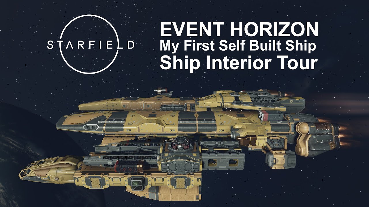 STARFIELD | Event Horizon Starship - Self Built Ship - Quick Tour | PC ...