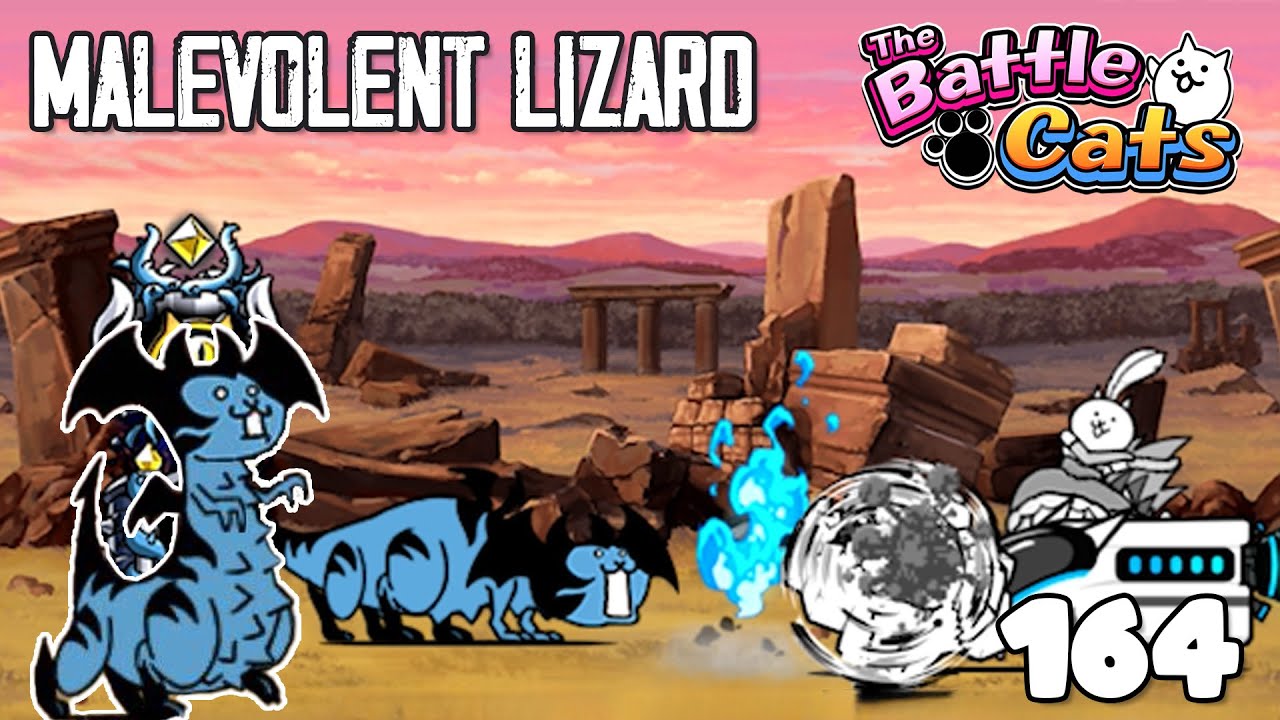 The Battle Cats - Malevolent Lizard Brings The Traitless Pain! - YouTube