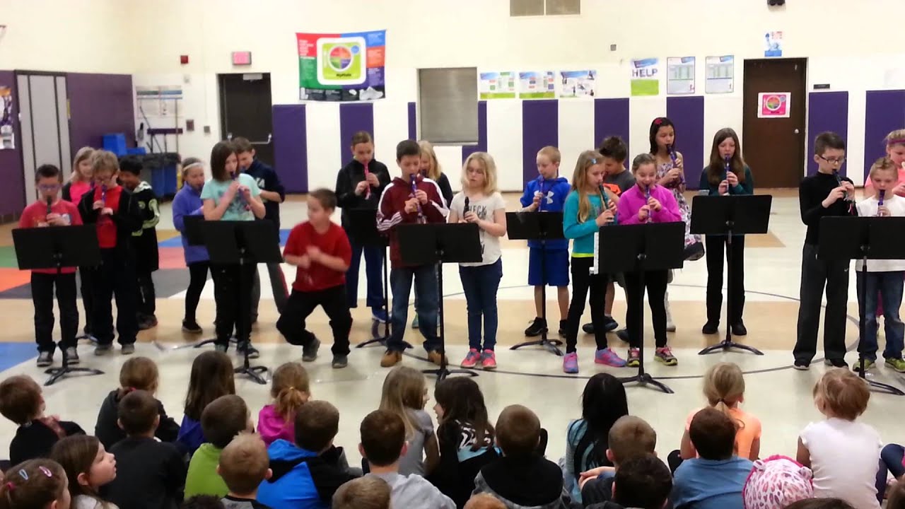 Carter's 4th Grade Recorder Recital - YouTube