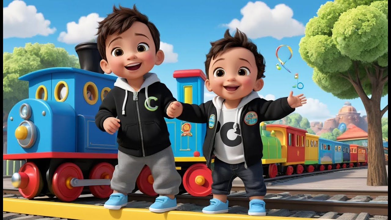 Train Adventure Choo All Aboard Song | Fun Vehicle Rhyme & Learning ...