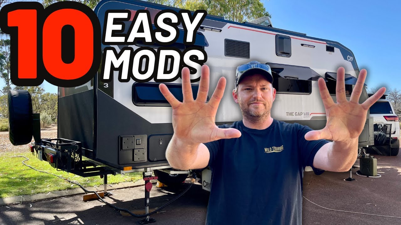 CARAVAN MODS TO STAY OFFGRID LONGER (& MAKE IT EASIER..) - YouTube