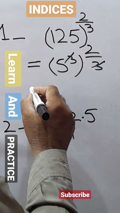 How To Solve Indices#indices #igcse #olevel #arshadjaved - YouTube