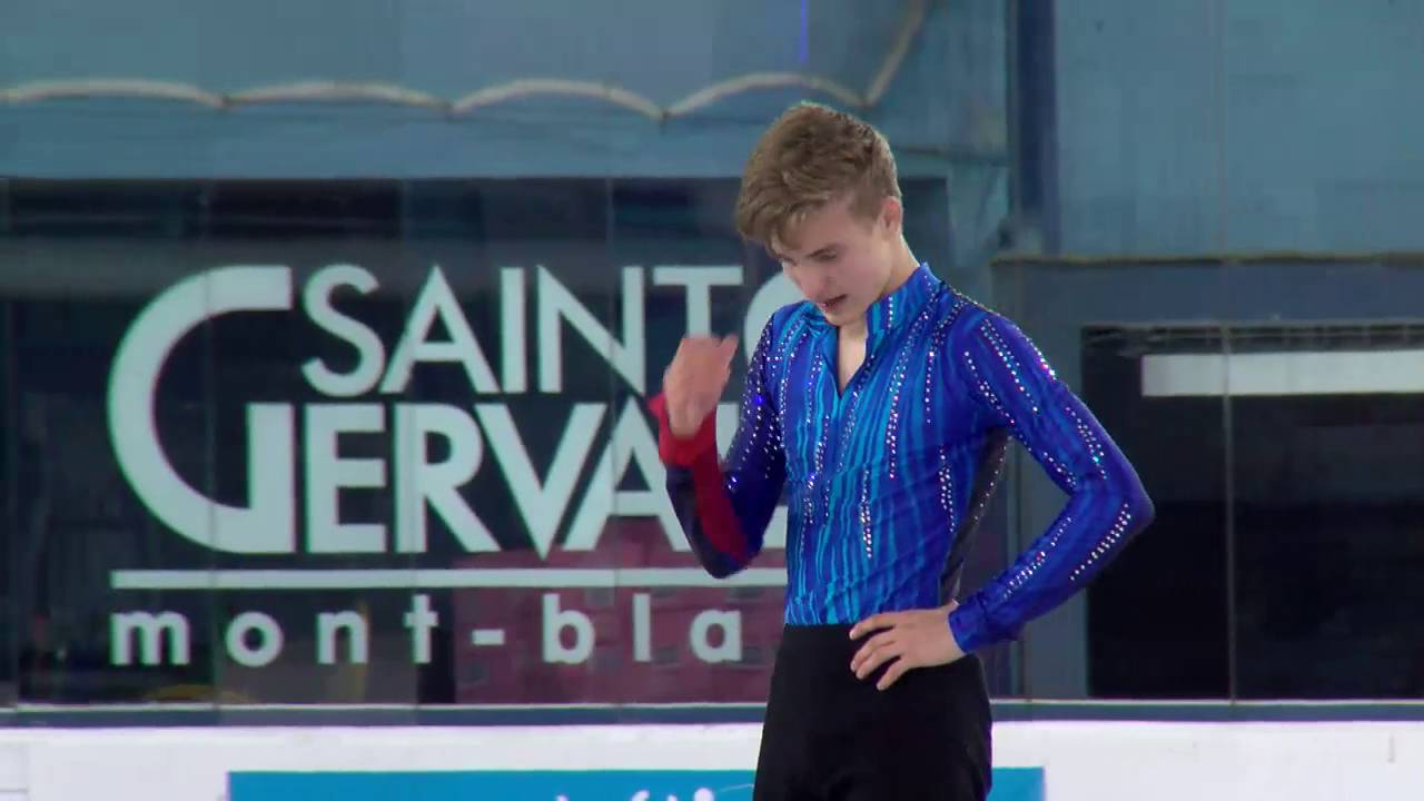 2016 ISU Junior Grand Prix - St. Gervais - Men Short Program - Conrad ...