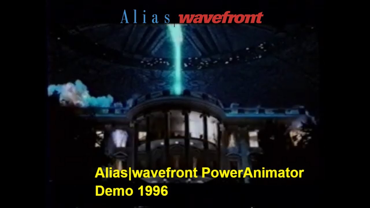 Alias | wavefront PowerAnimator Demo 1996 - YouTube