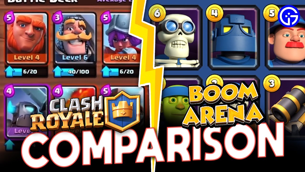 Clash Royale vs Boom Arena Graphics Comparison 🤯 - Clash Royale Ripoff ...