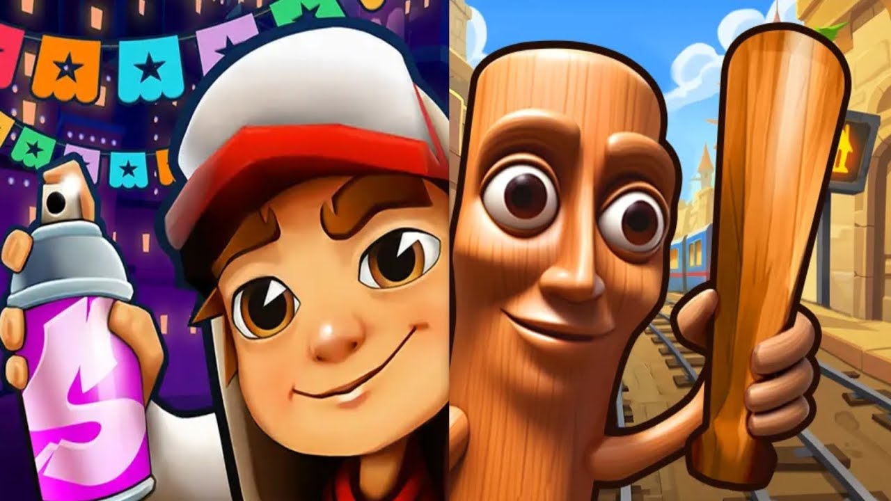 🎮 Subway Surfers VS Subway Rush | New Gameplay Comparison | Best ...