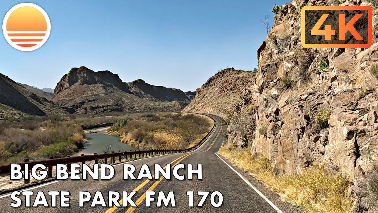 River Road FM 170 through Big Bend Ranch Texas State Park! Drive with ...