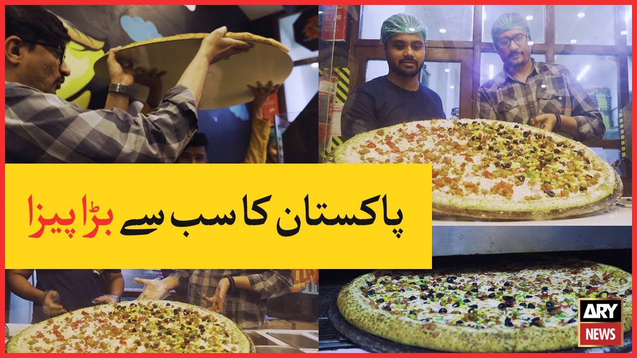 Pakistan's 'BIGGEST PIZZA' in KARACHI | Food vlog - YouTube