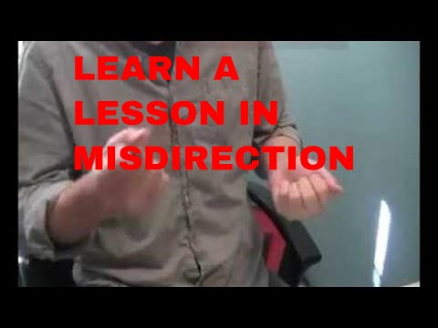 Free Magic Tricks: Lesson in Misdirection - YouTube