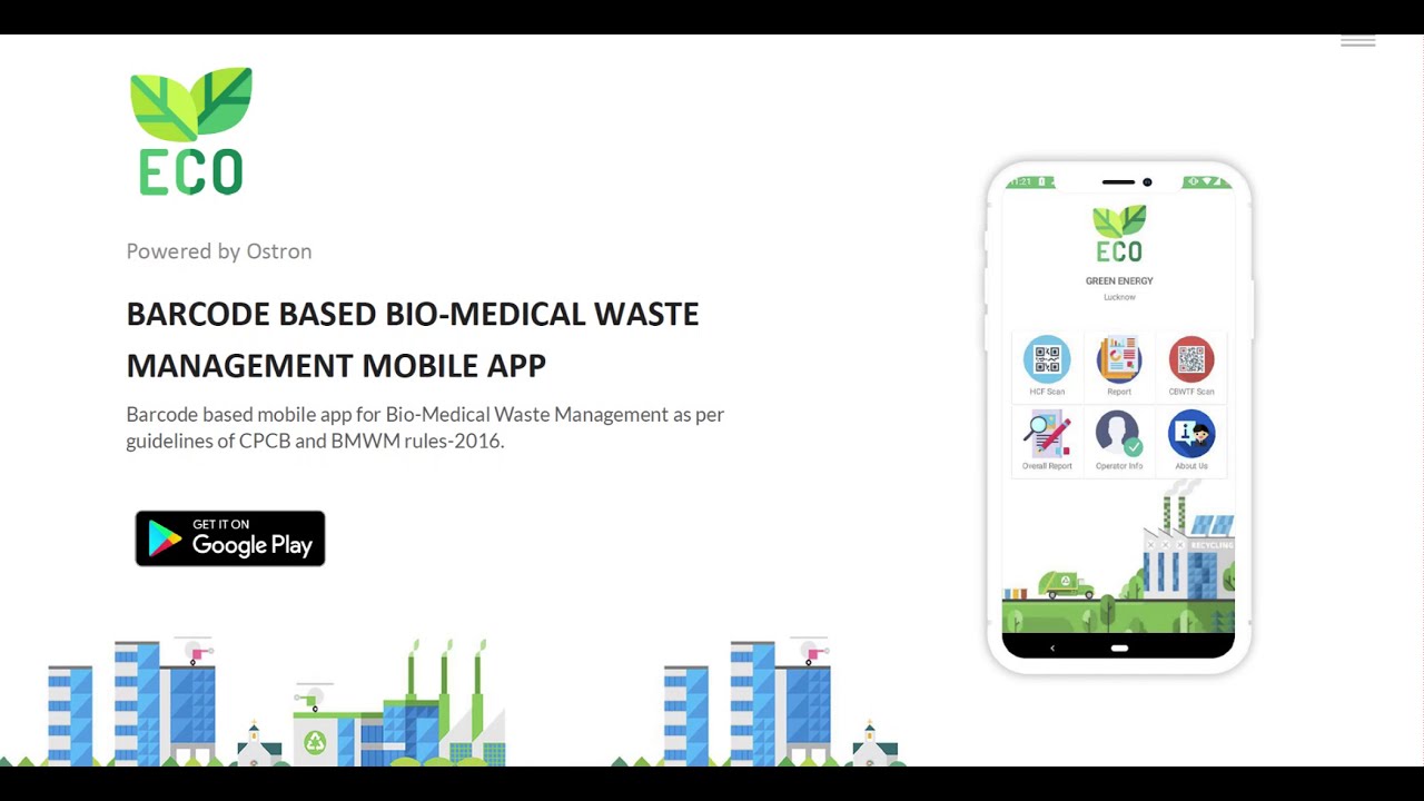 Barcode based Bio-medical waste Management Mobile app call us ...