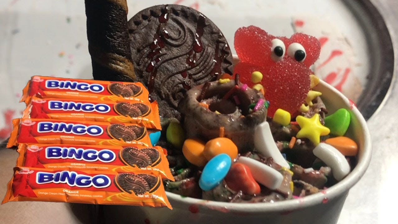 Bingo Orange Cream Filled Chocolate Sandwich Cookies Ice Cream Roll ...