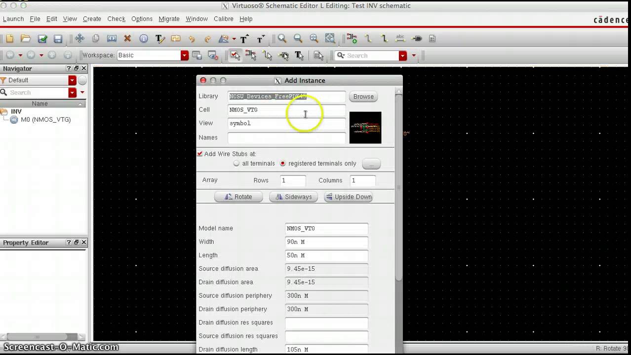 Virtuoso Tutorial Part 1: Creating a Schematic - YouTube