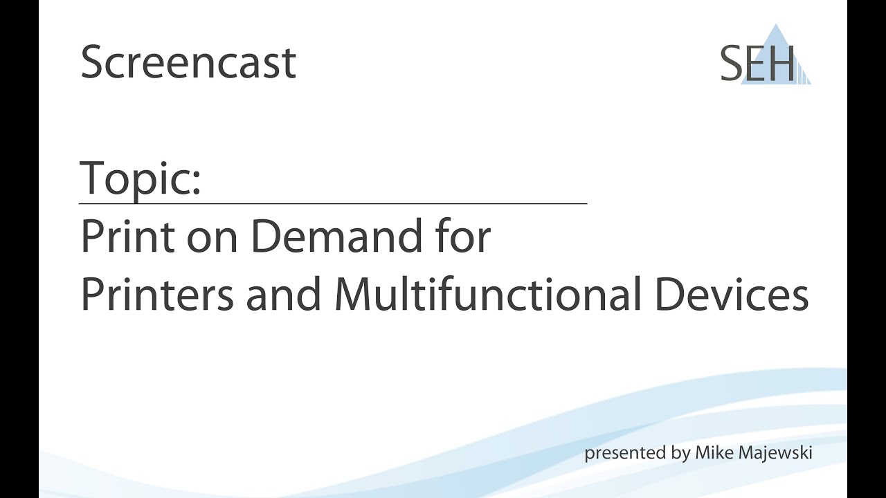 UTN Manager - How to use the Print on Demand function for myUTN - YouTube