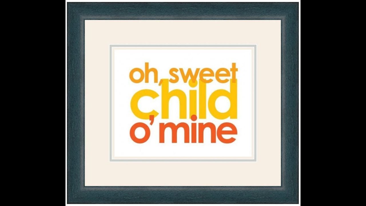 Sweet Child of mine! - YouTube