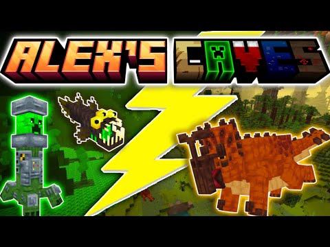 🌏ALEX'S CAVES MOD MINECRAFT 1.20.1🦖 - 💚YA ESTÁ AQUÍ💛 - YouTube
