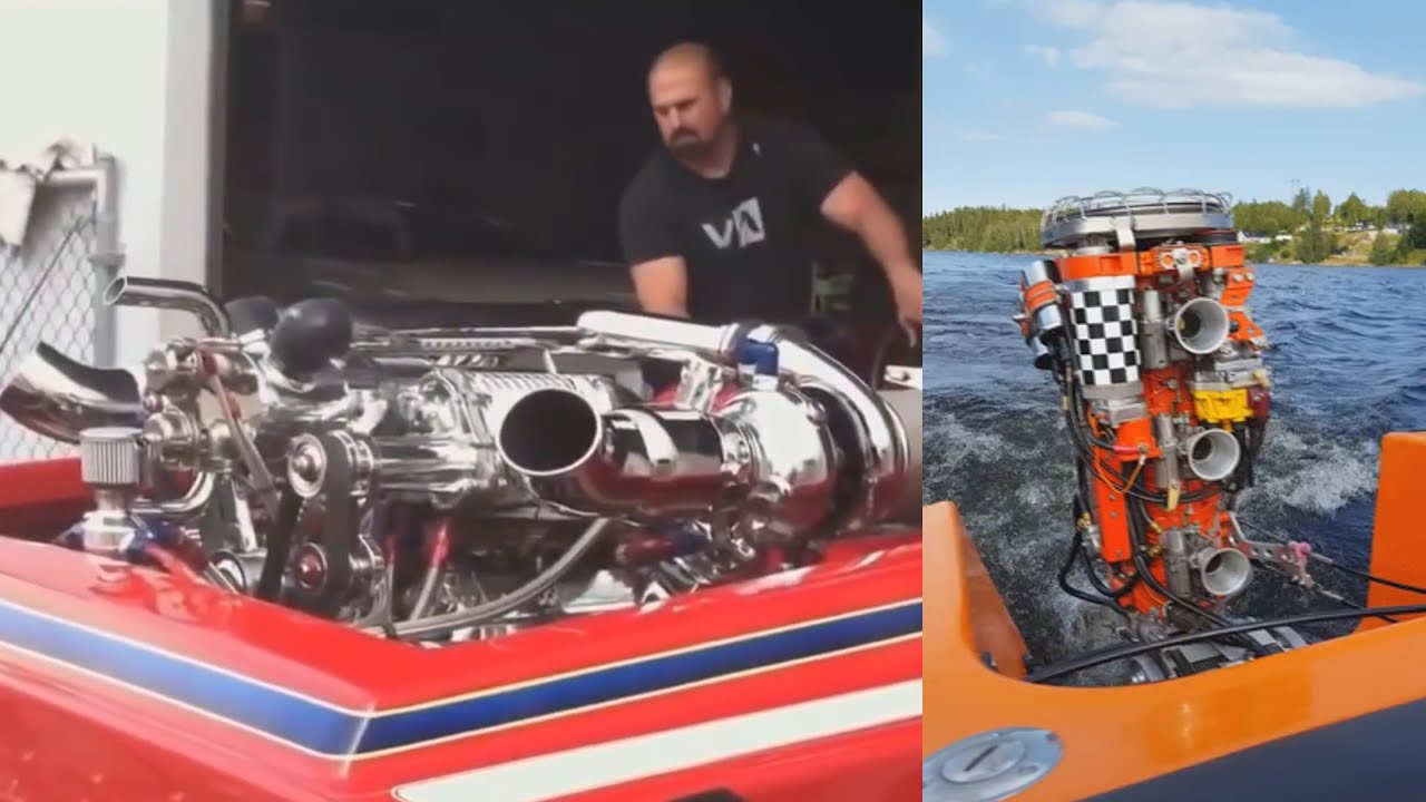High Performance Engine in Boat you have never see!! - YouTube