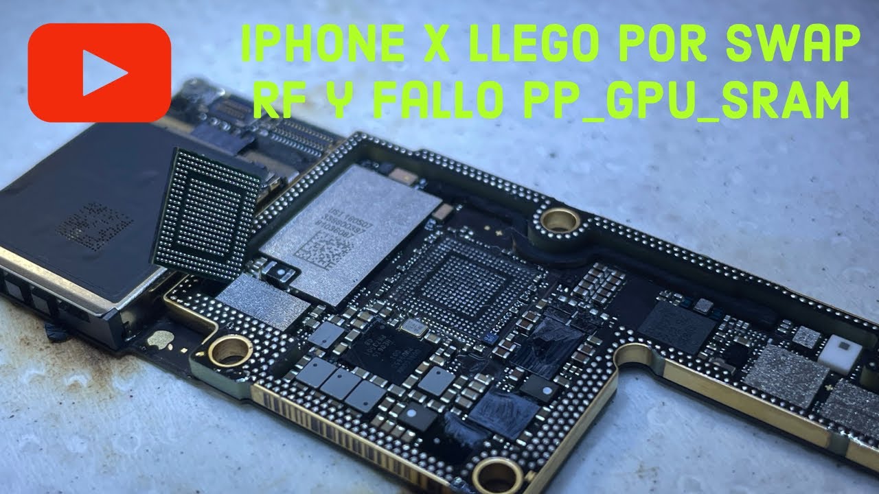 iphone X pp gpu sram - YouTube