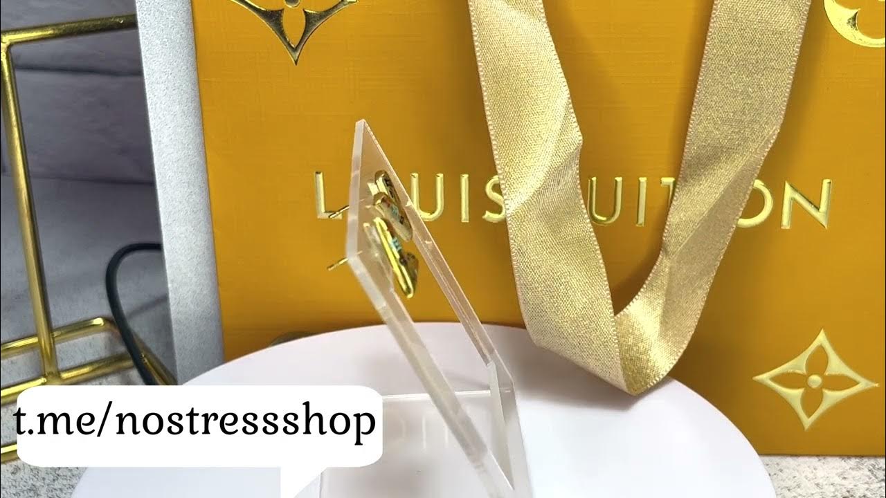 Серьги в стиле Луи Виттон - YouTube