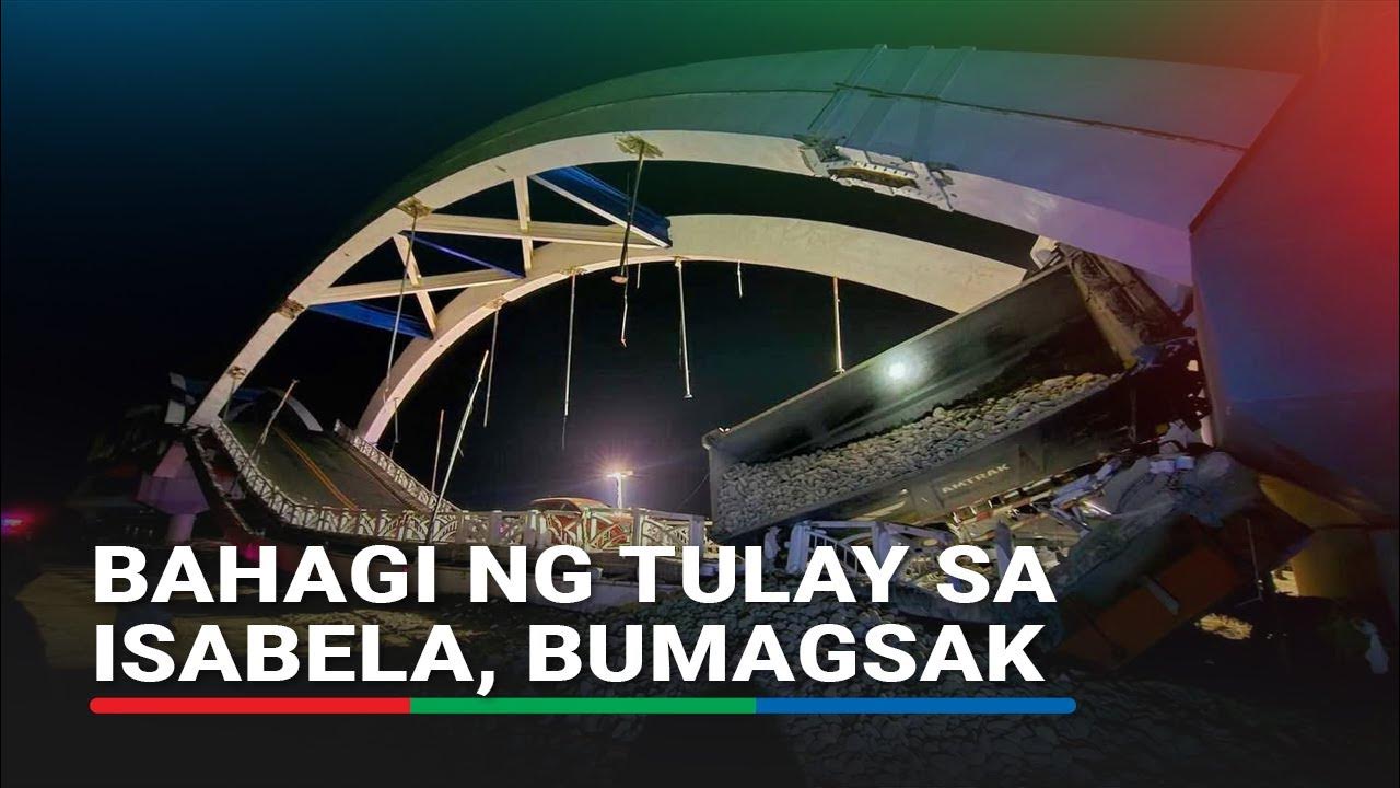 Bahagi ng tulay sa Isabela, bumagsak - YouTube