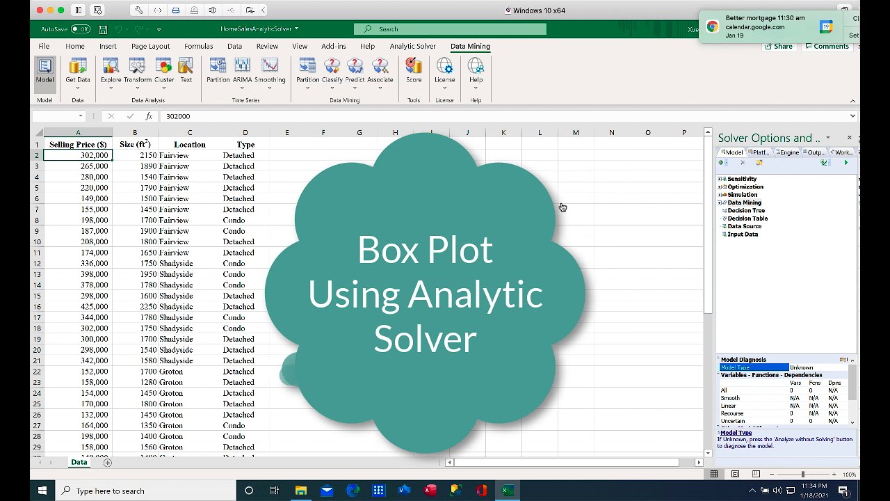 Box Plot Using Analytic Solver - YouTube