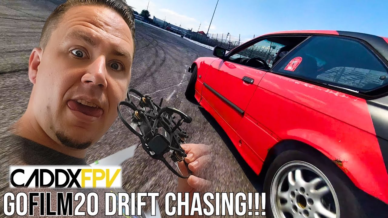 chasing drift cars with the GoFilm20! #fpv - YouTube