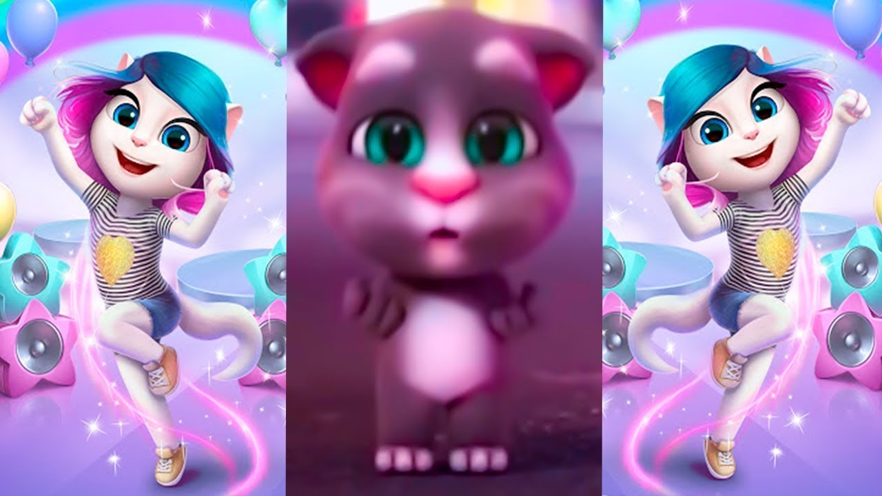 😘Talking Tom & Angela Dance 2 | Talking Tom Dancing | Cute Baby Tom ...