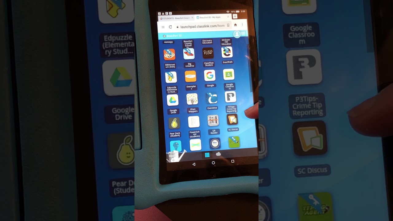 How to log in to class link from your kindle - YouTube