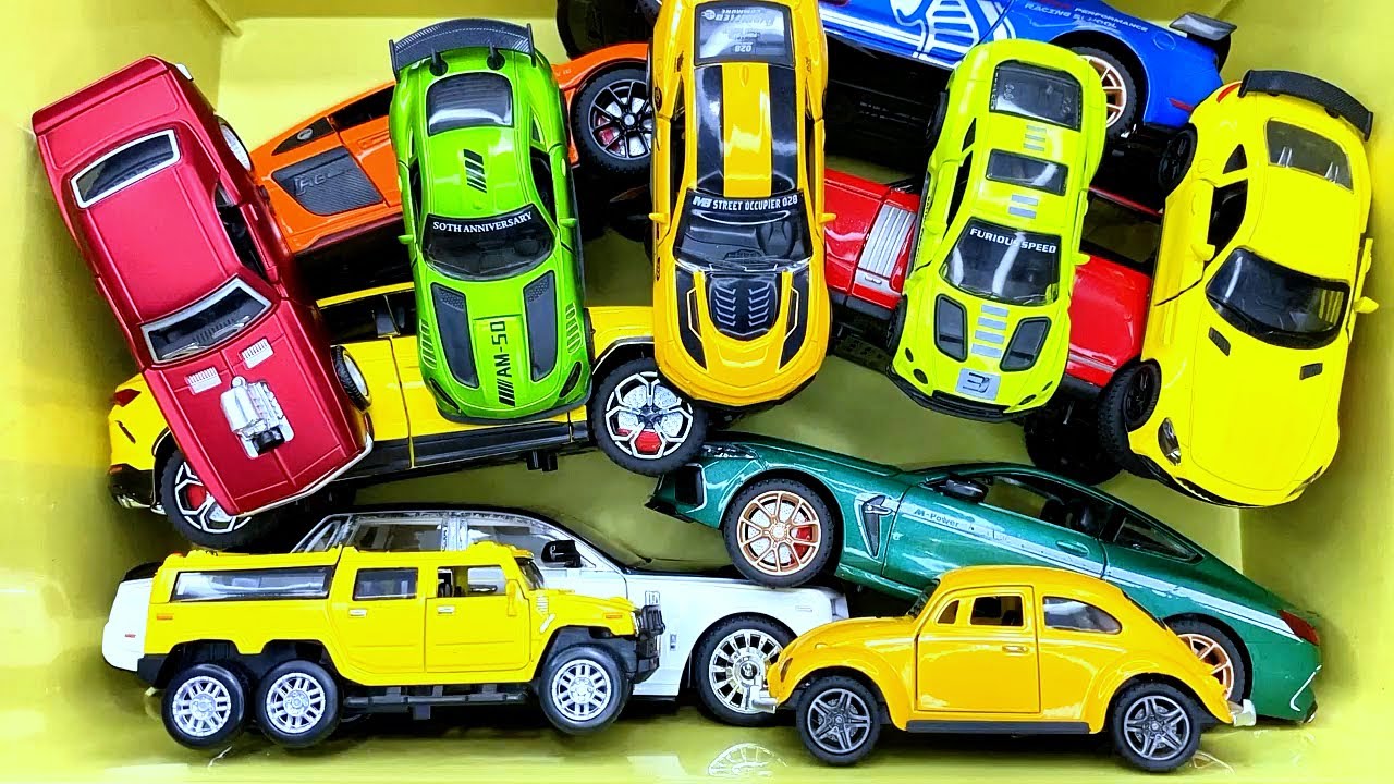 Box Full of Model Cars - Mazda Mx5, Koenigesgg Jeko, Toy car collection ...