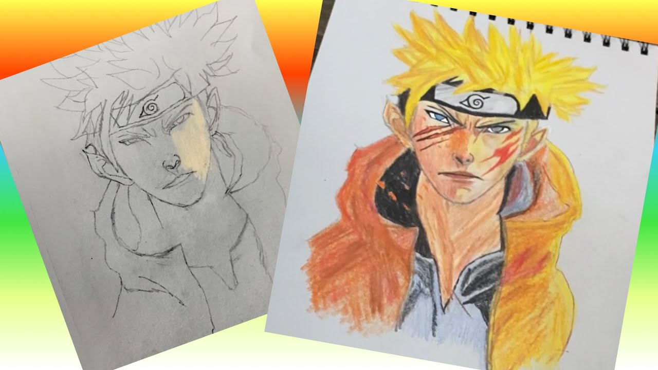 how to draw Naruto Uzumaki step by step || naruto drawing easy | k2 ...