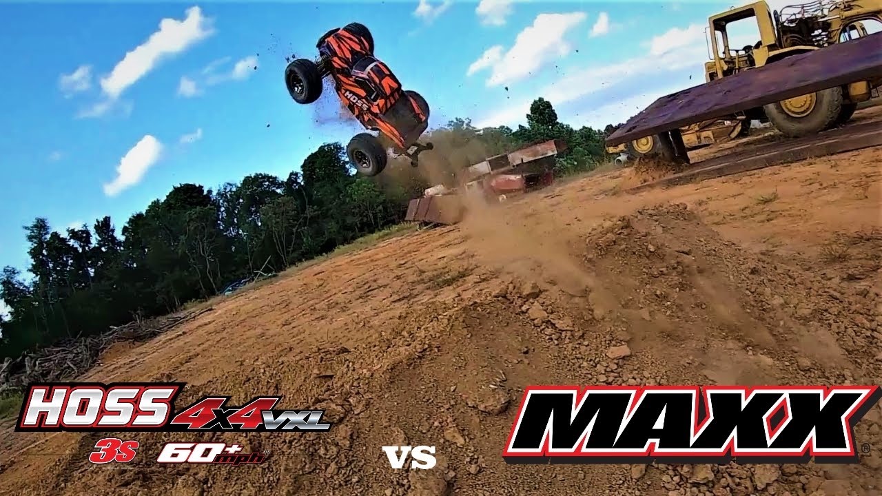 New! Traxxas Hoss vs Traxxas MAXX! - YouTube