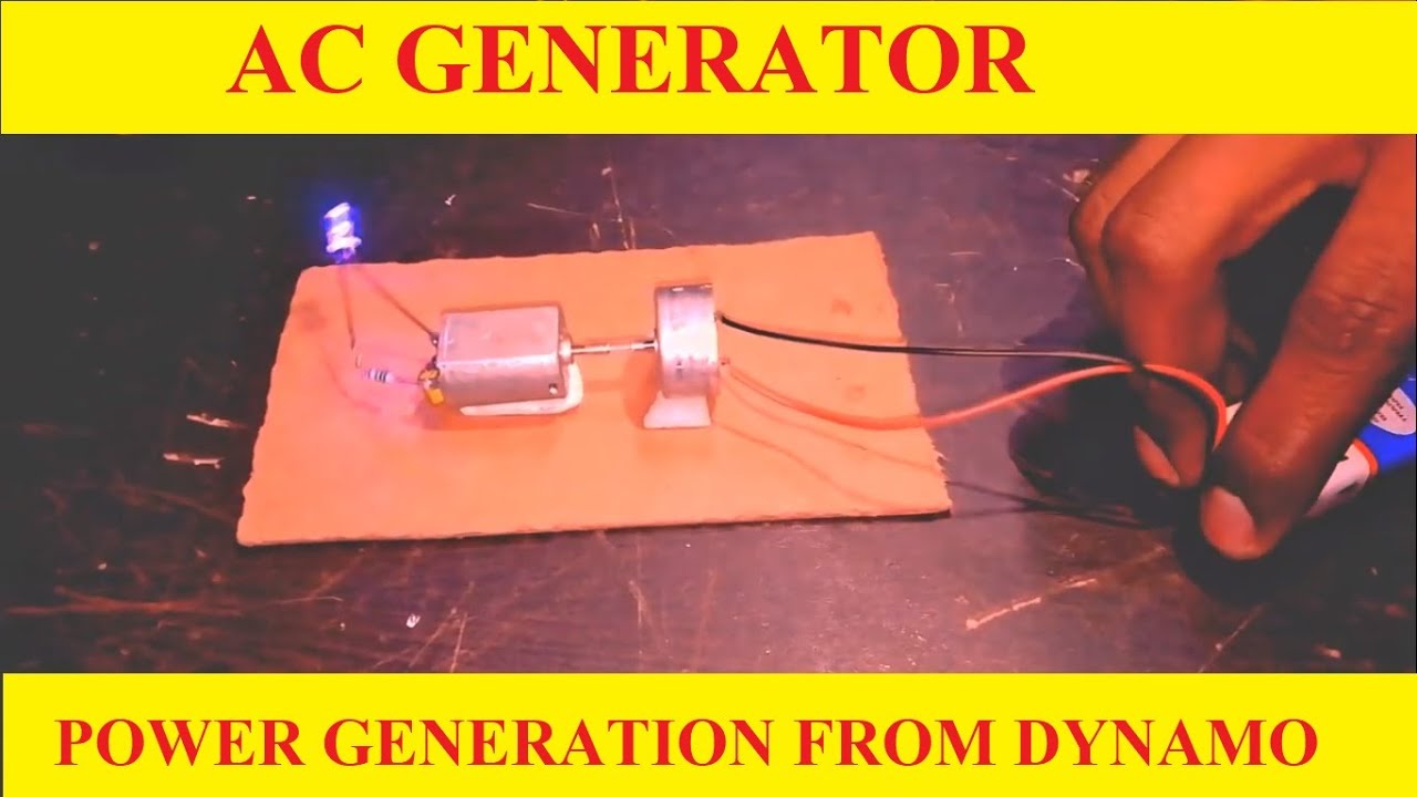 Make Ac Generator At Home : Build a High Power Homemade AC/DC Generator ...